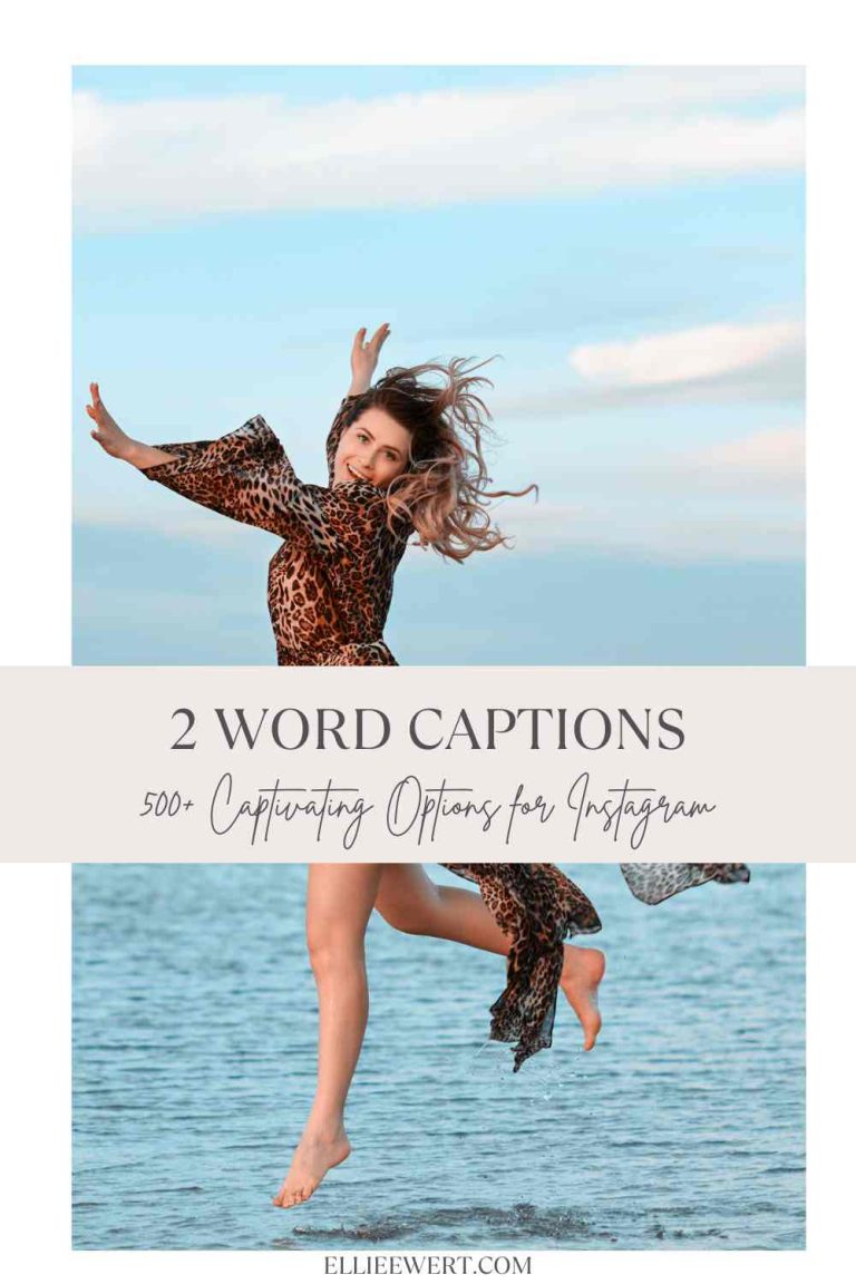 500+ Captivating 2 Word Captions For Instagram!